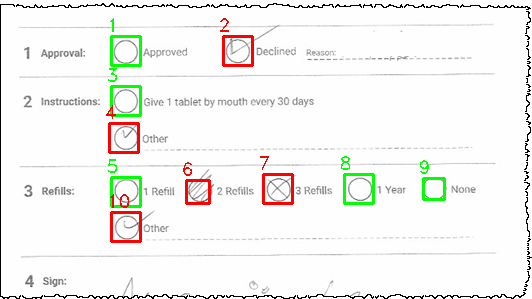 Optical Mark Recognition OMR Use OCR To Get Checkbox State 